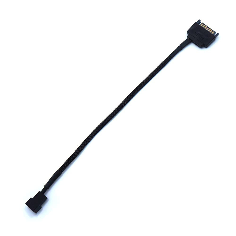 GetUSCart- YiKaiEn SATA to 3 Pin / 4 Pin Fan Adapter, 15 Pin SATA to ...