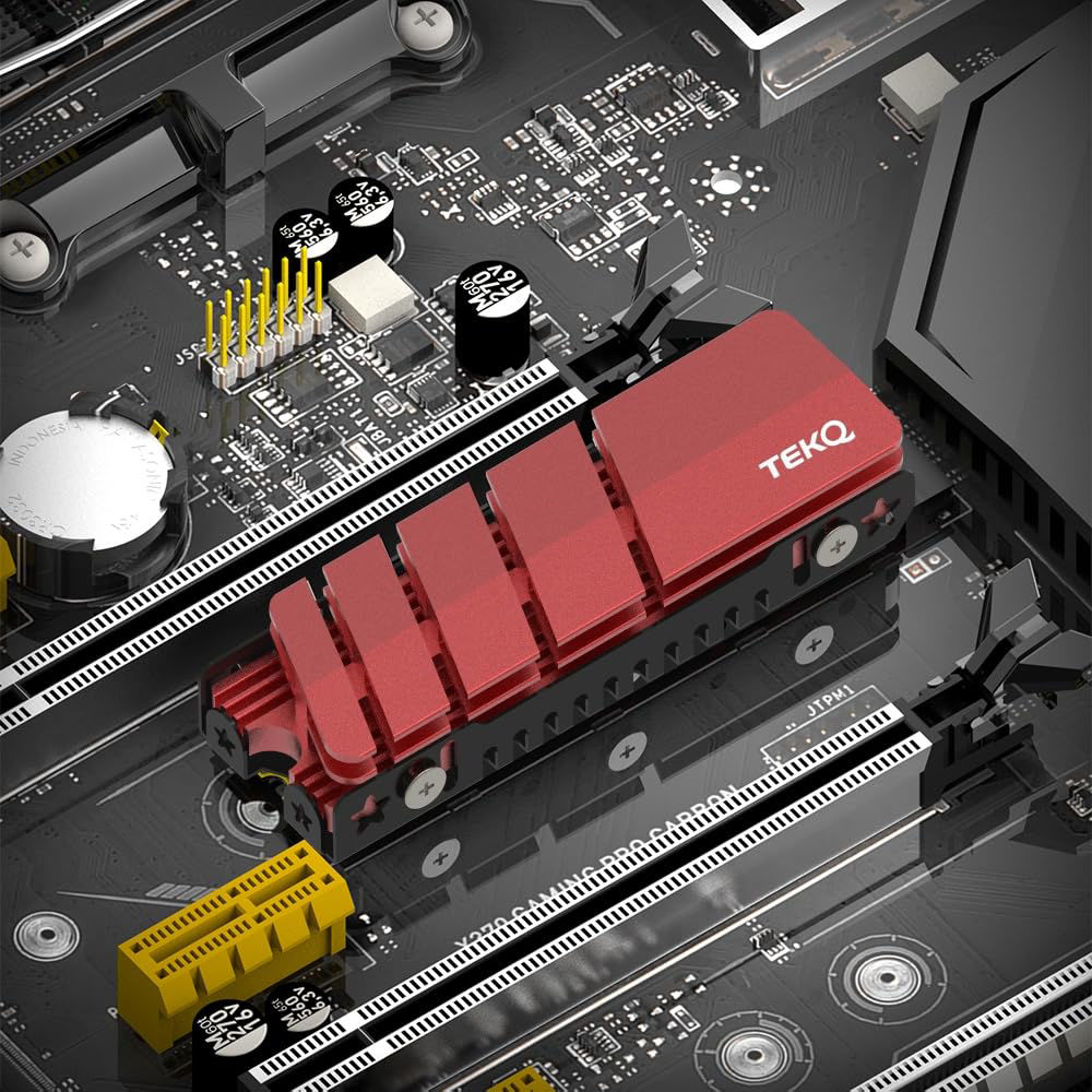 GetUSCart- TEKQ M.2 2280 SSD heatsink, Double-Sided Heat Sink, with ...