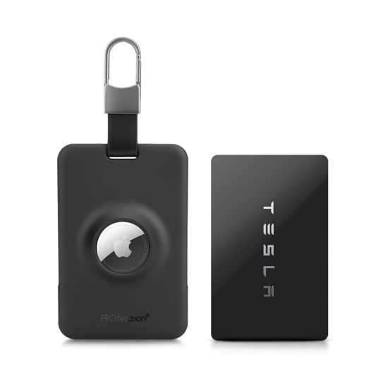 GetUSCart- PROfezzion Tesla Key Card Holder with AirTag Slot, AirTag ...