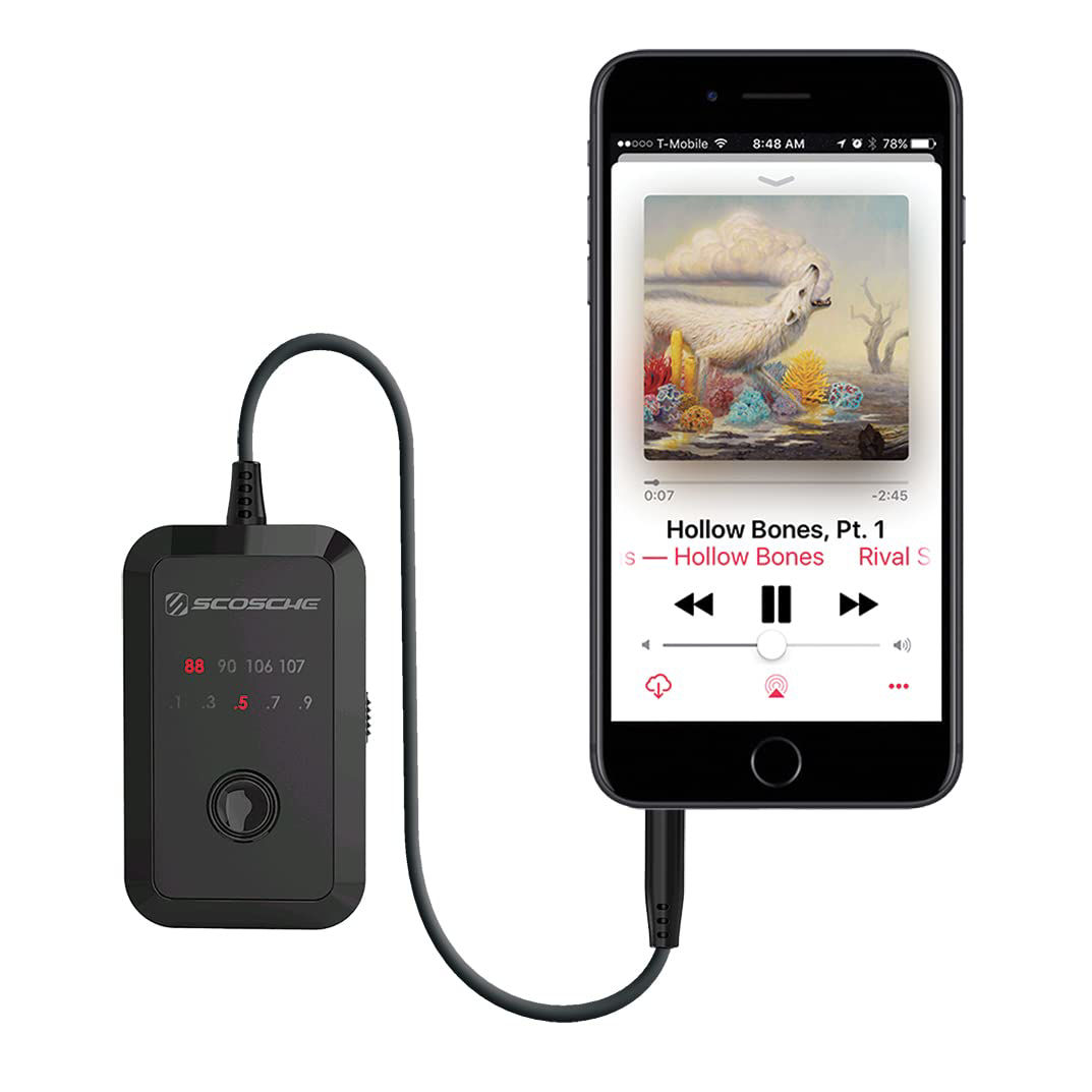 GetUSCart- Scosche FMT7-SP1 Tune-Tone FM Stereo Transmitter with Built ...