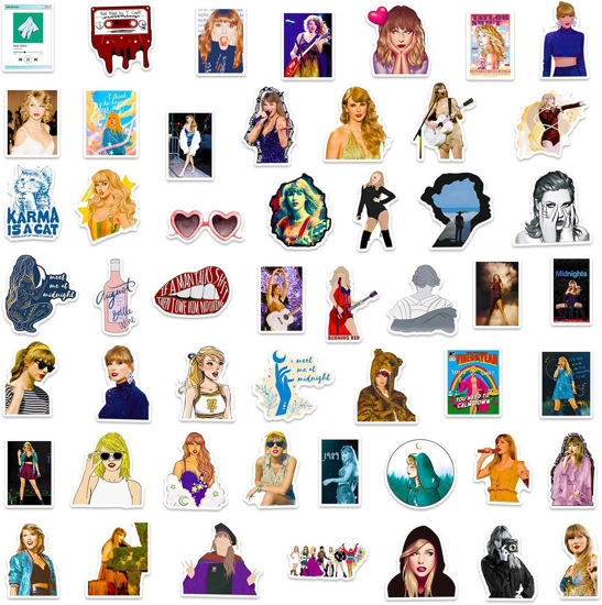 GetUSCart- JXJMYU 100pcs Tayloris Music Sticker for Adult, Female Pop ...