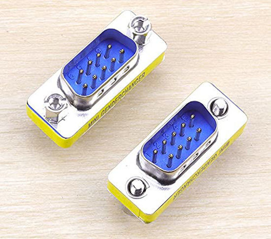 GetUSCart- LuoQiuFa 2 Pack Rs232 Serial Cable 9 Pin DB9 Male to Male ...
