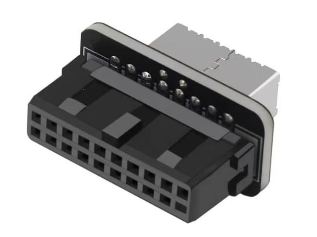 GetUSCart- ZHENGPEG 1 piece USB Front Panel Adapter, Internal Vertical ...