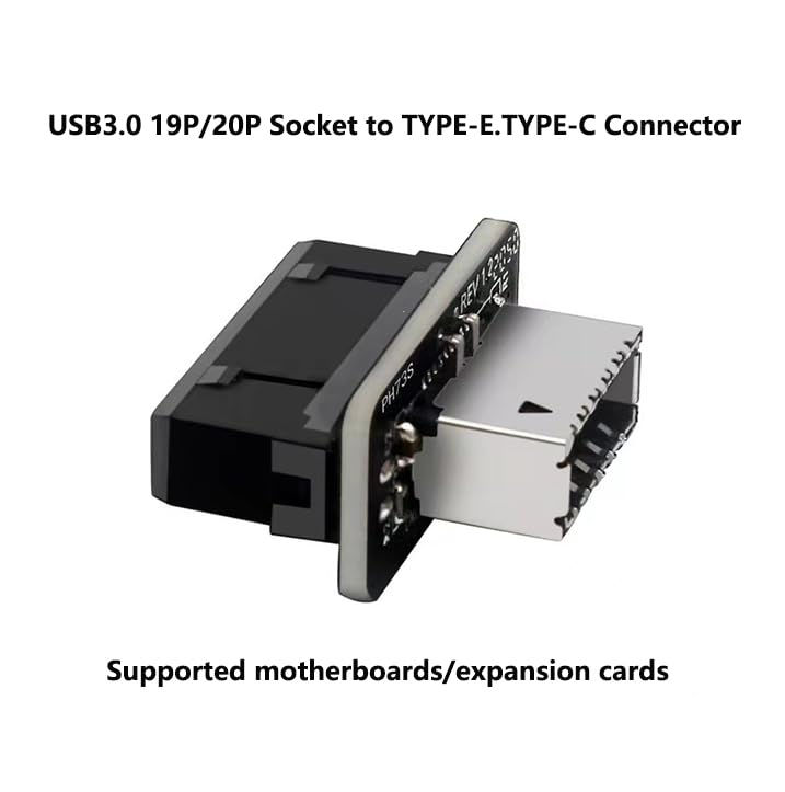 GetUSCart- ZHENGPEG 1 piece USB Front Panel Adapter, Internal Vertical ...