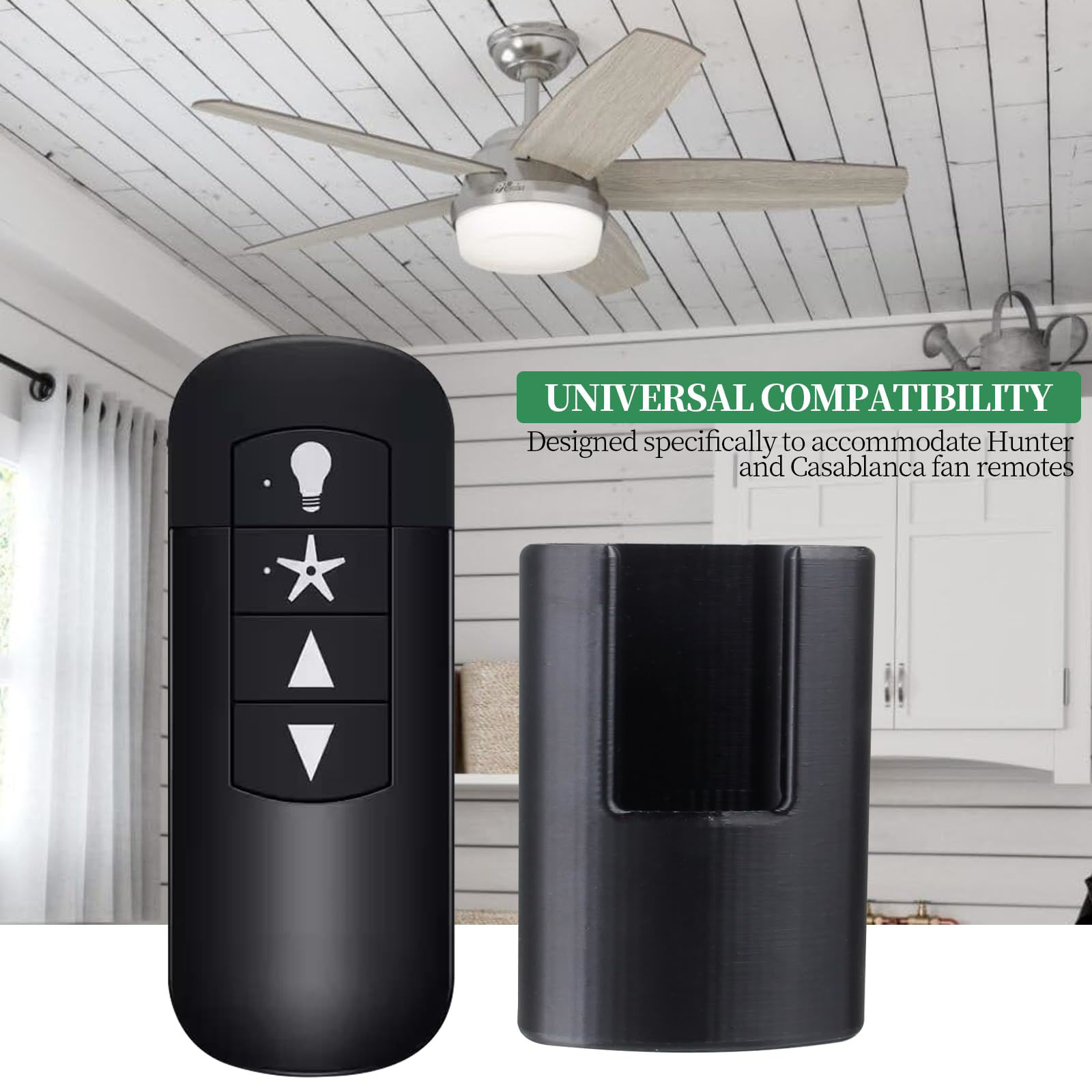 GetUSCart- Adhesive Wall Mount Remote Control Holder for Ceiling Fans ...