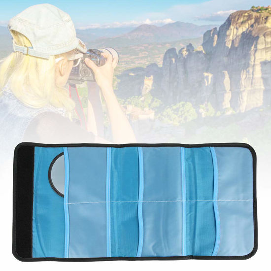 GetUSCart- Lens Filter Case, 6 Pocket Camera Lens Filter Carry Bag ...