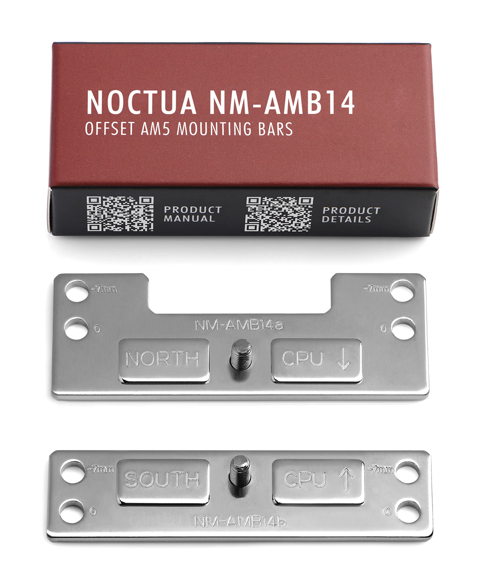 GetUSCart- Noctua NM-AMB14, Offset AMD AM5 Mounting Bars for Improved ...
