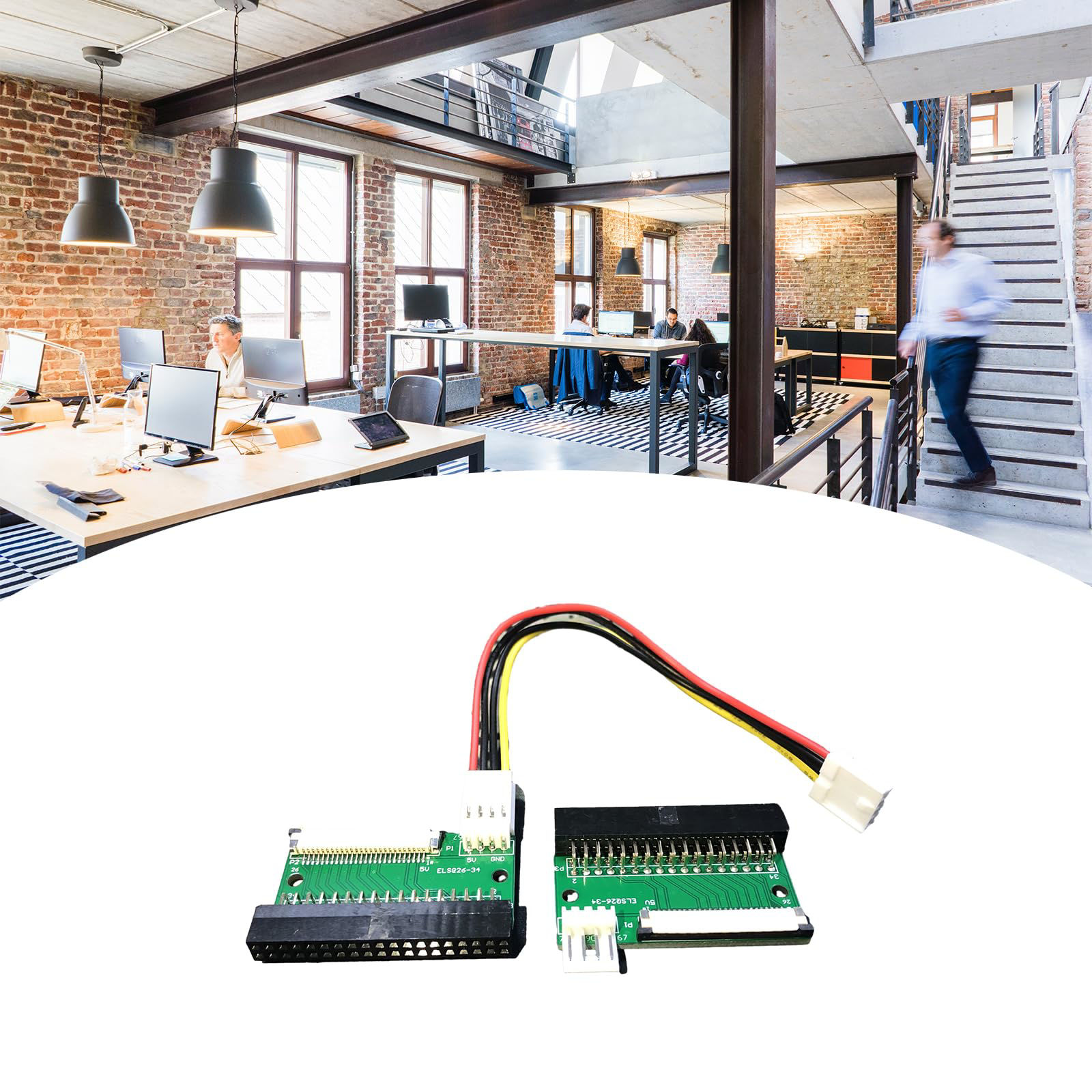 GetUSCart- Oilmal 34 Pin Floppy Drive Connector 34P Cable Adapter 34 ...