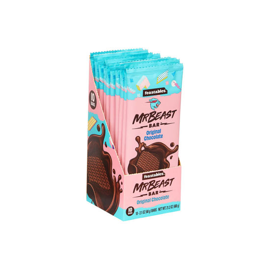 GetUSCart- Feastables MrBeast Original Chocolate Bars - Made with Organic Cocoa. Plant Based ...