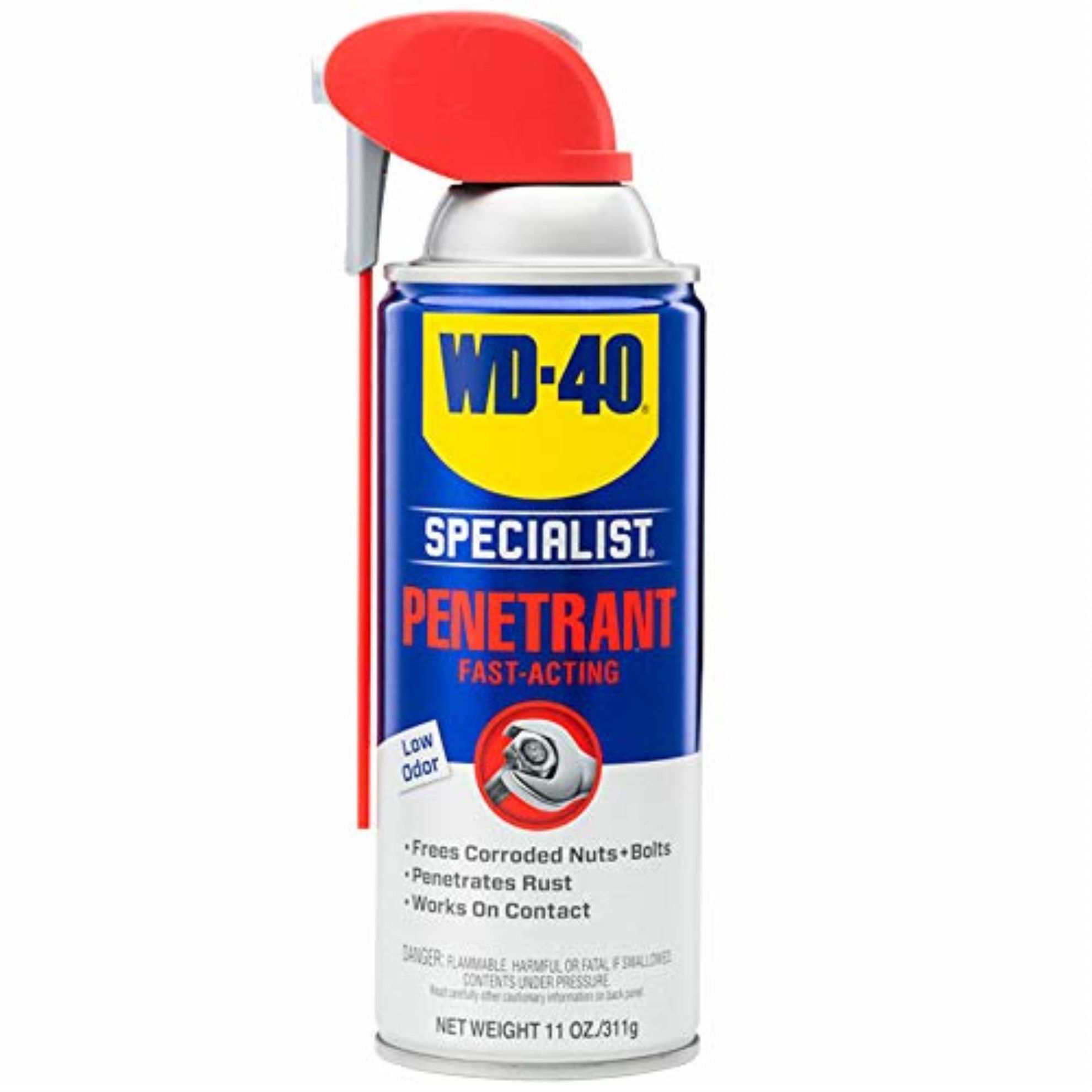 GetUSCart- WD-40 Specialist Penetrant with Smart Straw, Penetrant for Metal, Rubber and Plastic ...