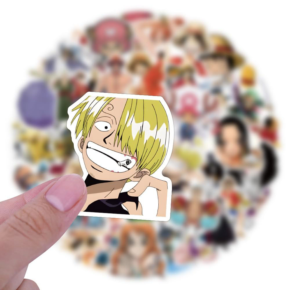 GetUSCart- 50pcs Anime One -Pcs Sticker for Kids, Vinyl Waterproof ...