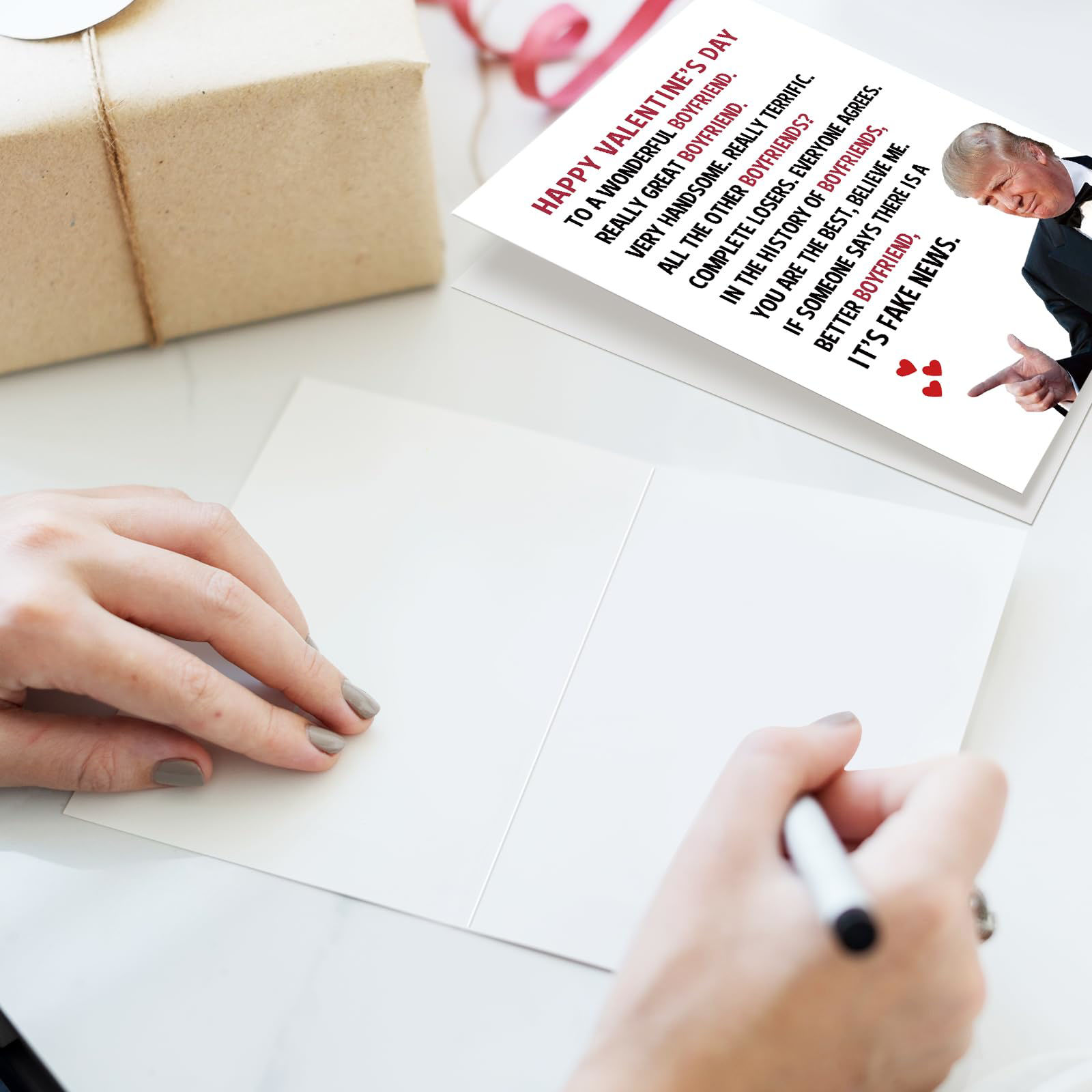 GetUSCart- Naixiwen Funny Trump Valentine's Day Card for Husband ...