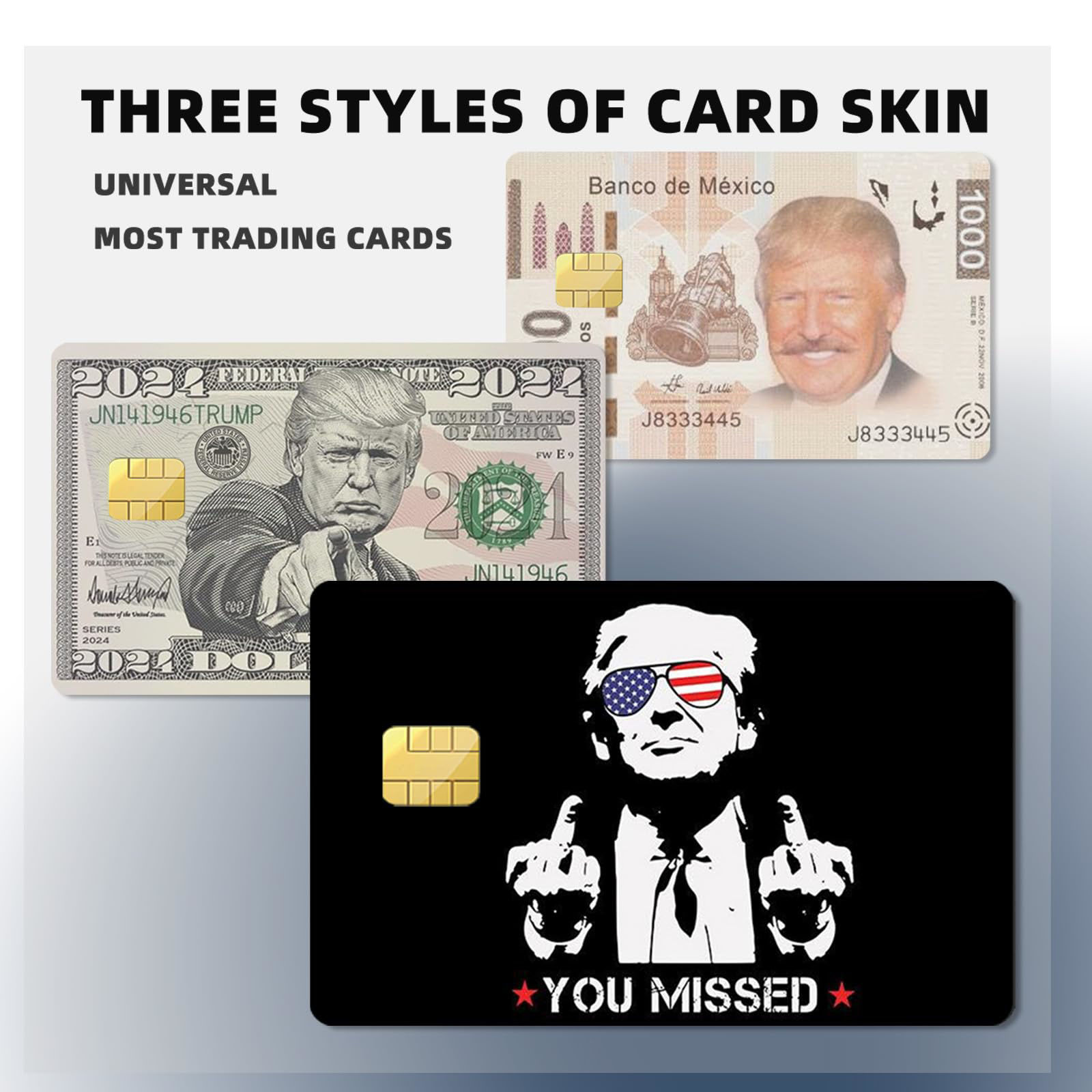 GetUSCart- Ziso Rekatsi Debit Card Stickers Skins Trump for Debit ...