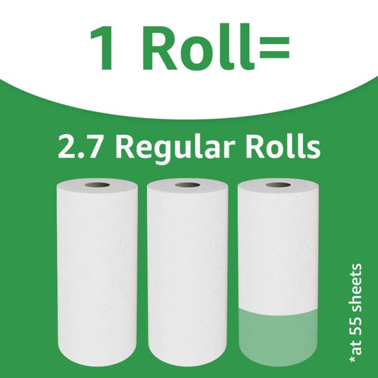GetUSCart- Amazon Basics 2-Ply Flex-Sheets Paper Towels, 12 Basics ...