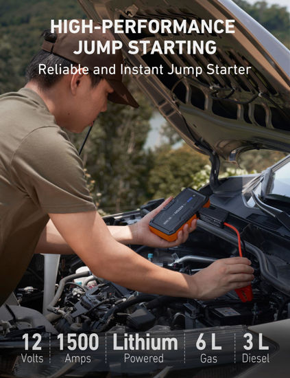 GetUSCart- AstroAI S8 Car Battery Jump Starter, 1500A Car Jumper ...