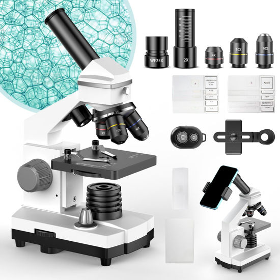 GetUSCart- Microscope for Adults Kids Students，Powerful Compound ...