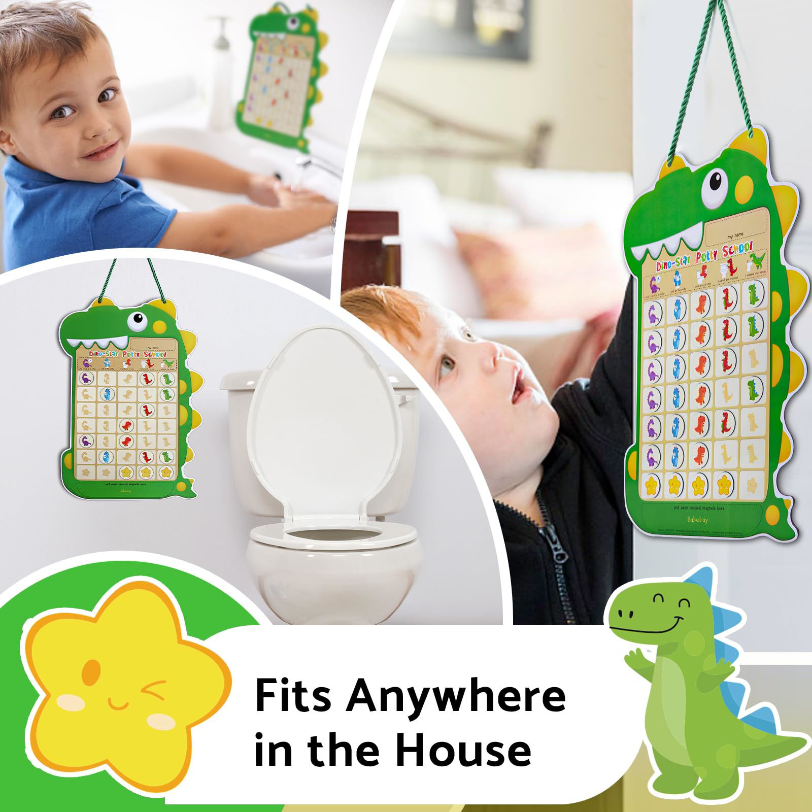GetUSCart- Potty Training Chart for Toddlers Boys & Girls - A Dinosaur ...