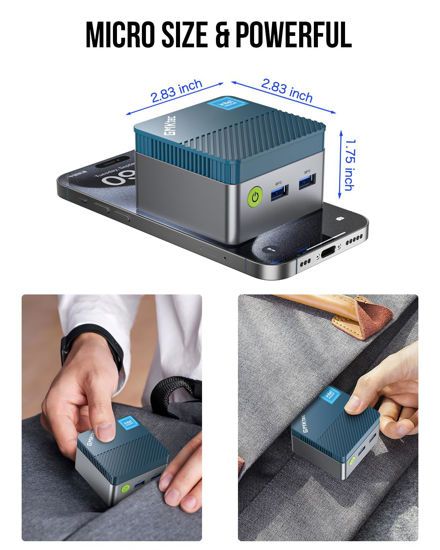 GetUSCart- GMKtec Mini PC Intel N97 (up to 3.60GHz) Windows 11 Pro ...