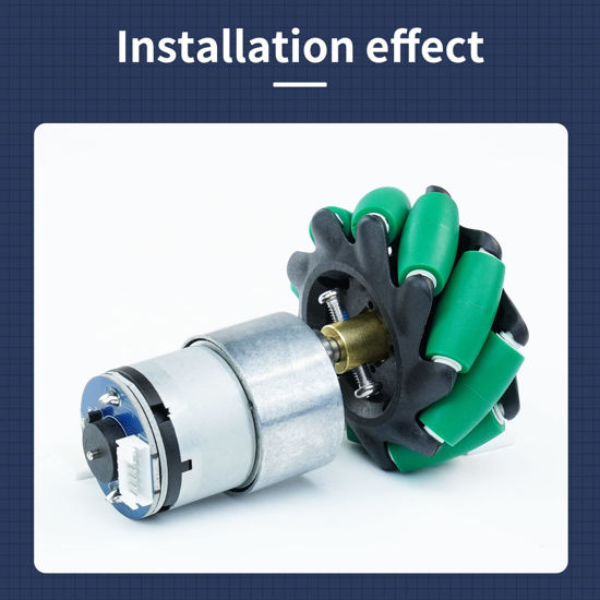 GetUSCart- Yahboom Mecanum Wheel 65mm Omni Wheel with 6mm Hexagonal ...