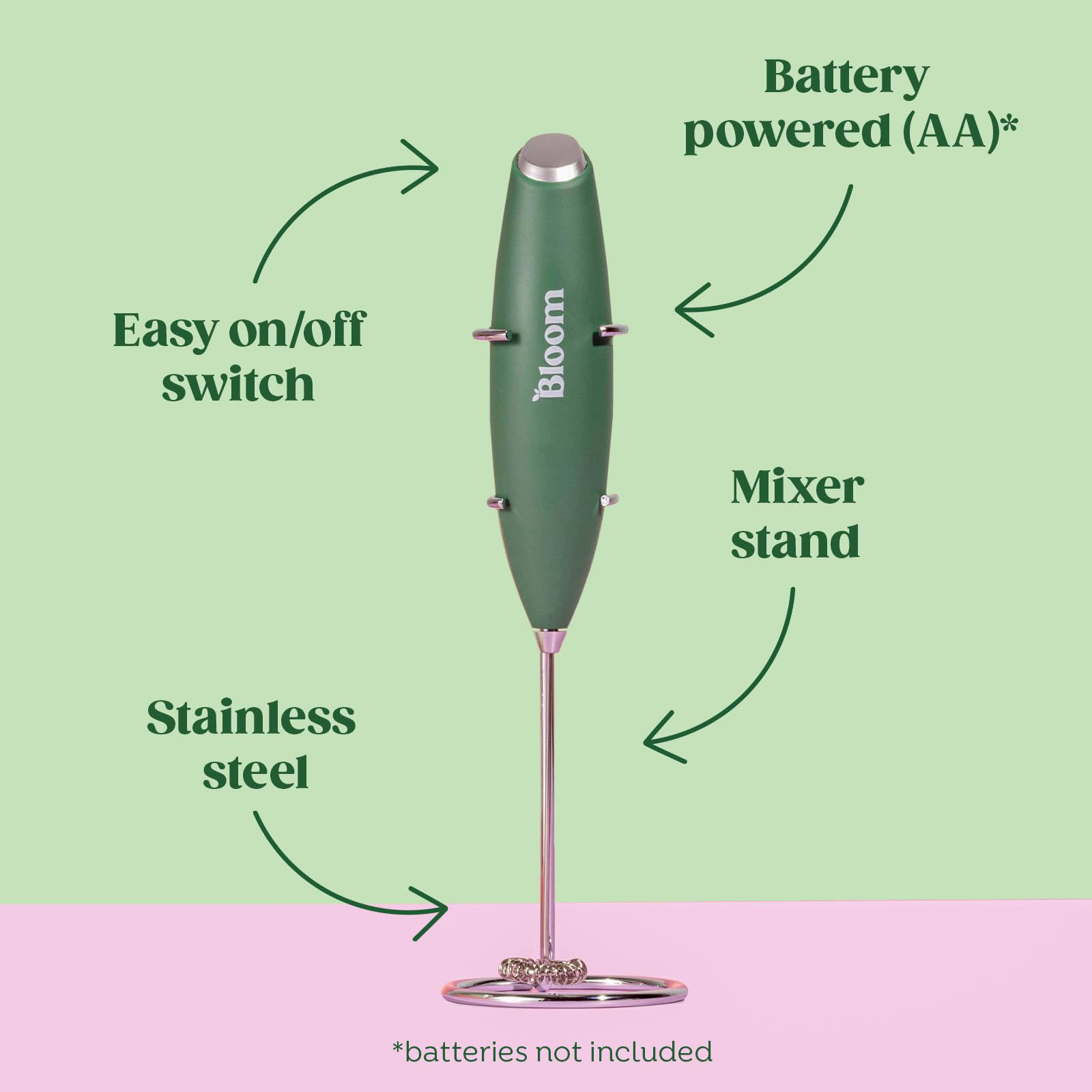 GetUSCart- Bloom Nutrition Milk Frother, Hand Mixer, Electric, Handheld ...