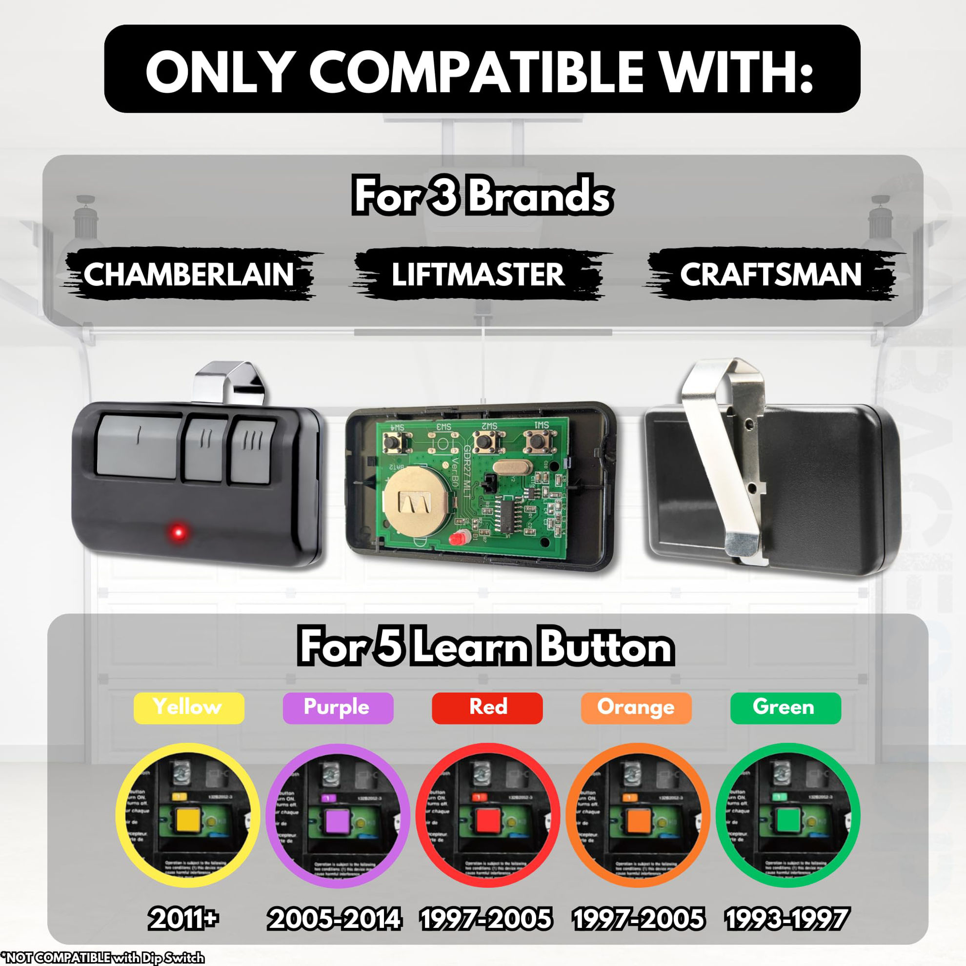 GetUSCart- Garage Stop 2X for 893LM 893Max Chamberlain Craftsman ...