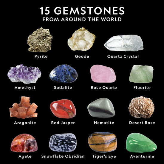 GetUSCart- NATIONAL GEOGRAPHIC Mega Gemstone Dig Kit - Dig Up 15 Real ...