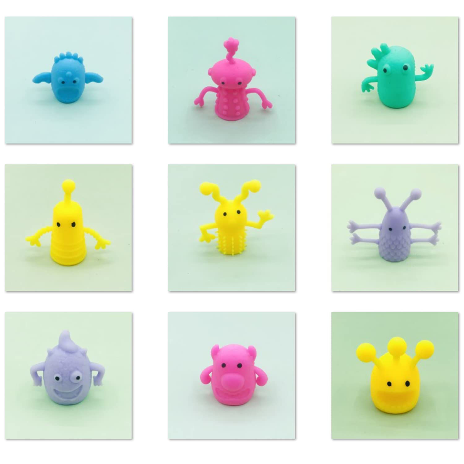 GetUSCart- 20 PCS Cute Finger Puppets Toys,Monster Stretchy Finger ...