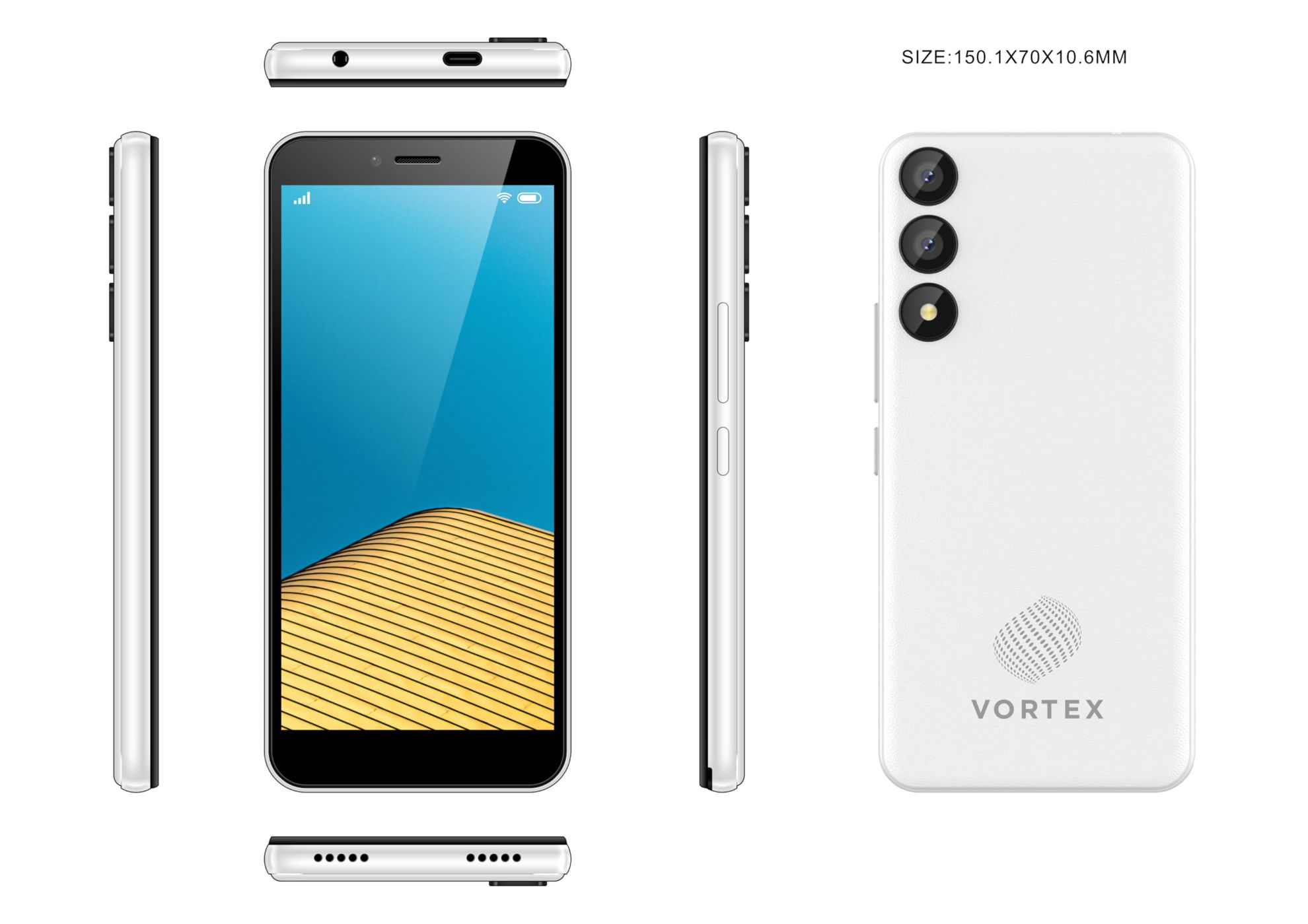 GetUSCart- Vortex C24 | 2024 | All-Day Battery | GSM Unlocked | 5.5 ...