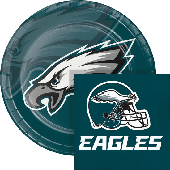 GetUSCart- Trendware Philadelphia Eagles Paper Plate and Napkin Party ...