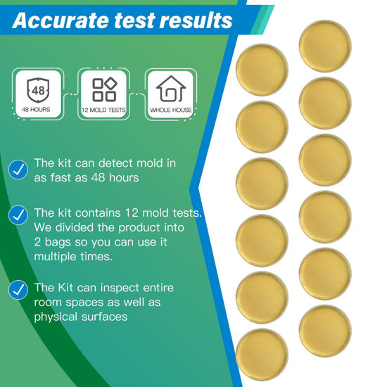 GetUSCart- Mold Test Kit for Home - 12 Simple Detection Tests,Test HVAC ...