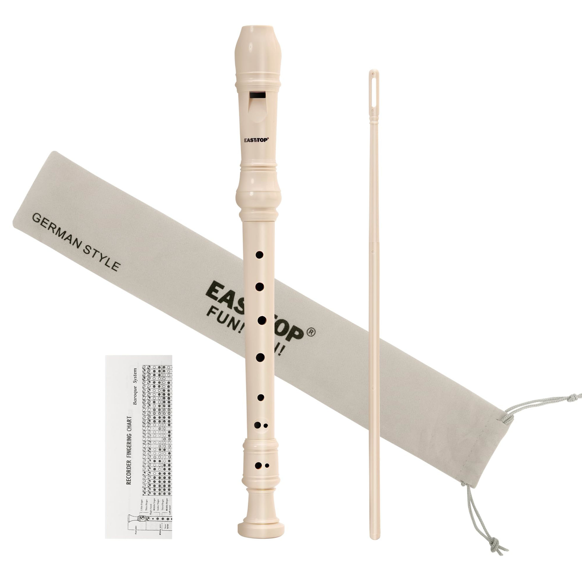 GetUSCart- EAST TOP Soprano Recorder for Kids Beginners, 8 Hole Plastic ...