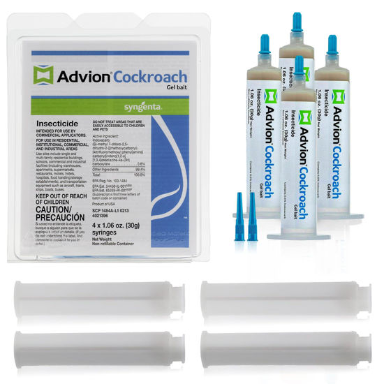 GetUSCart- Advion Cockroach Gel Bait, 4 Tubes x 30-Grams, 4 Plunger and ...