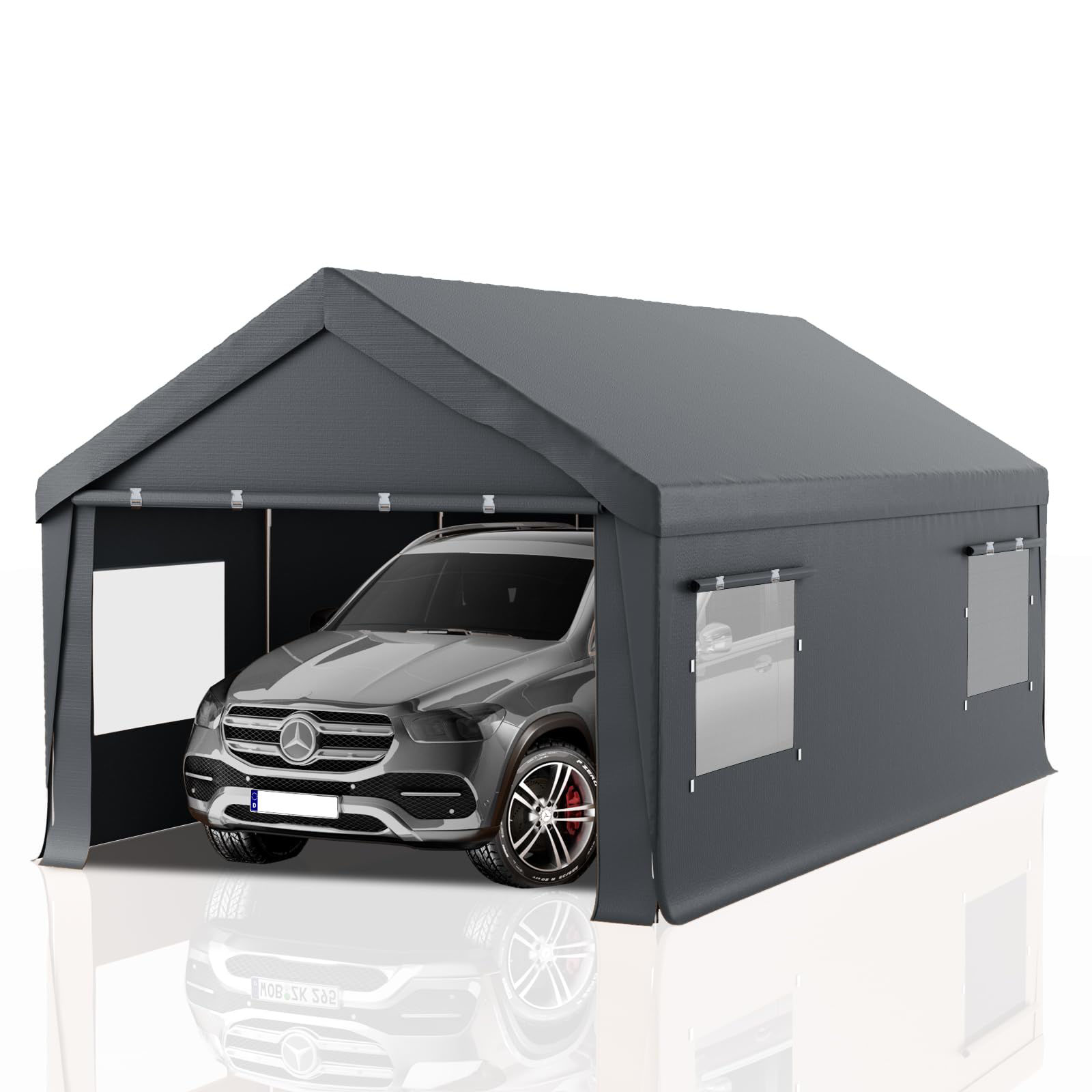 GetUSCart- Carport 10x20 Heavy Duty Portable Garage,Carport Canopy with ...