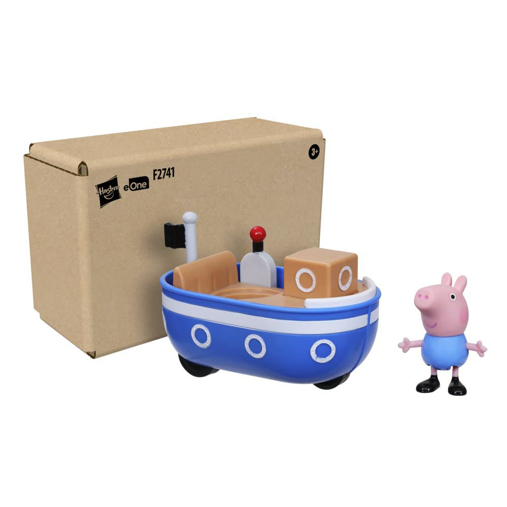 GetUSCart- Peppa Pig Peppa's Adventures Little Boat Toy Includes 3-inch ...