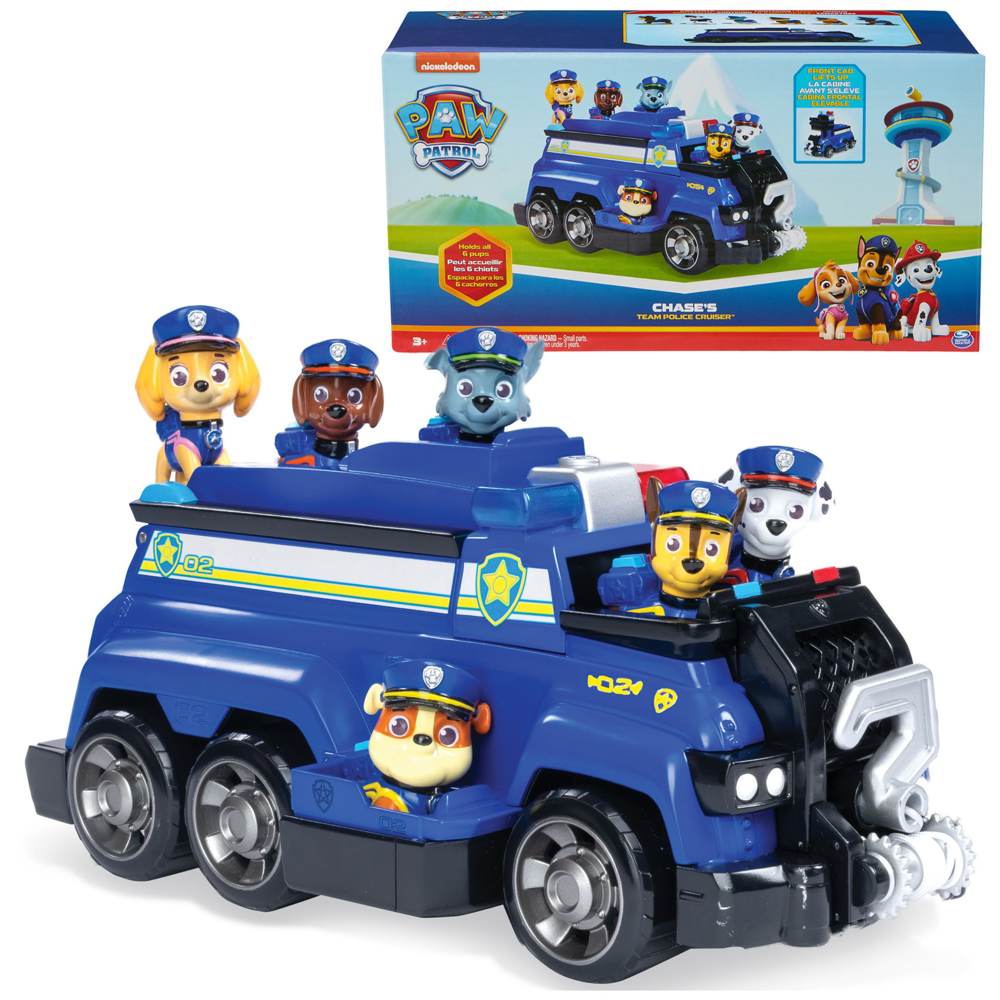 GetUSCart- PAW Patrol Team Cruiser, Large Scale Vehicle with Exclusive ...