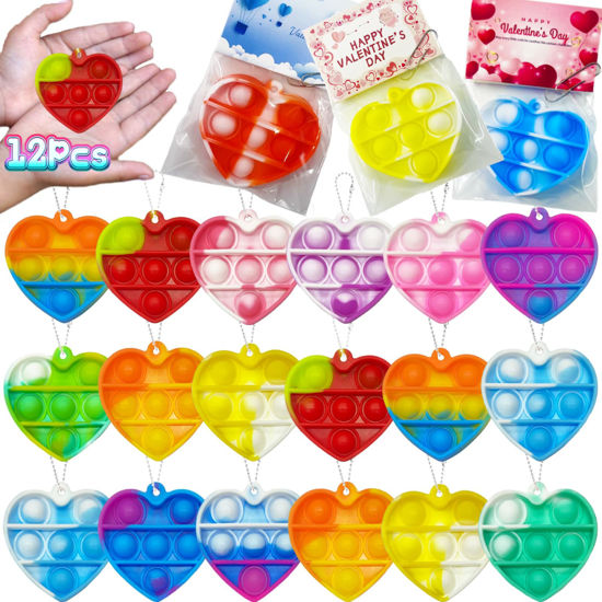 GetUSCart- 12 Packs Valentines Day Cards for Kids, Heart Pop Valentines ...