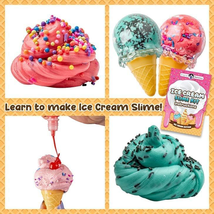 GetUSCart- Original Stationery DIY Ice Cream Slime Kit for Girls ...