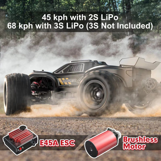 GetUSCart- HYPER GO H16BM 1/16 RTR Brushless Fast RC Cars for Adults ...