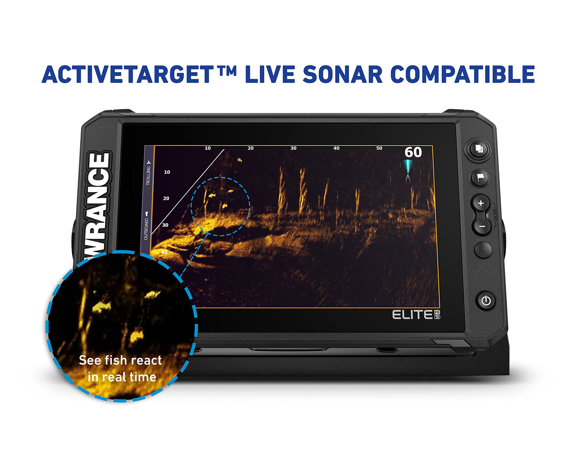 GetUSCart- Lowrance Elite FS 9 Fish Finder with Active Imaging 3-in-1 ...