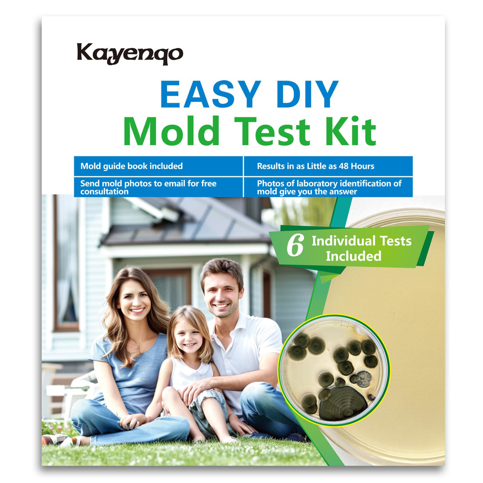 GetUSCart- Mold Test Kit for Home - 6 Simple Detection Tests,Test HVAC ...