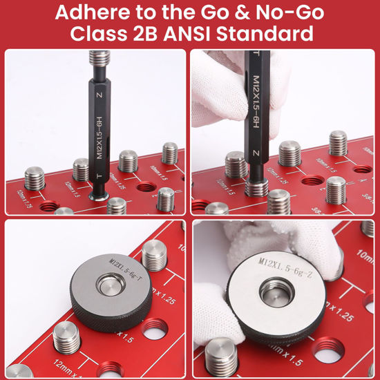 GetUSCart- JoblikeBrez Thread Checker, 30 Nut and Bolt Thread Checker ...