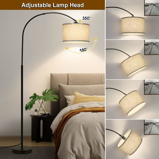 GetUSCart- Arc Floor Lamps for Living Room, Modern Standing Lamp with ...