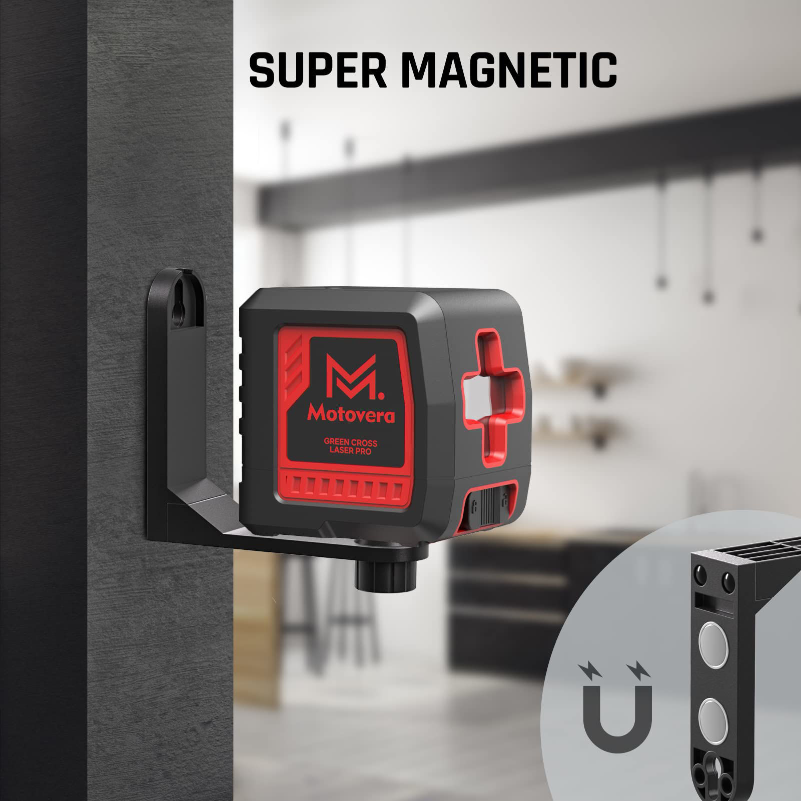 GetUSCart- Motovera Laser Level, 100 feet Self Leveling Laser Level ...