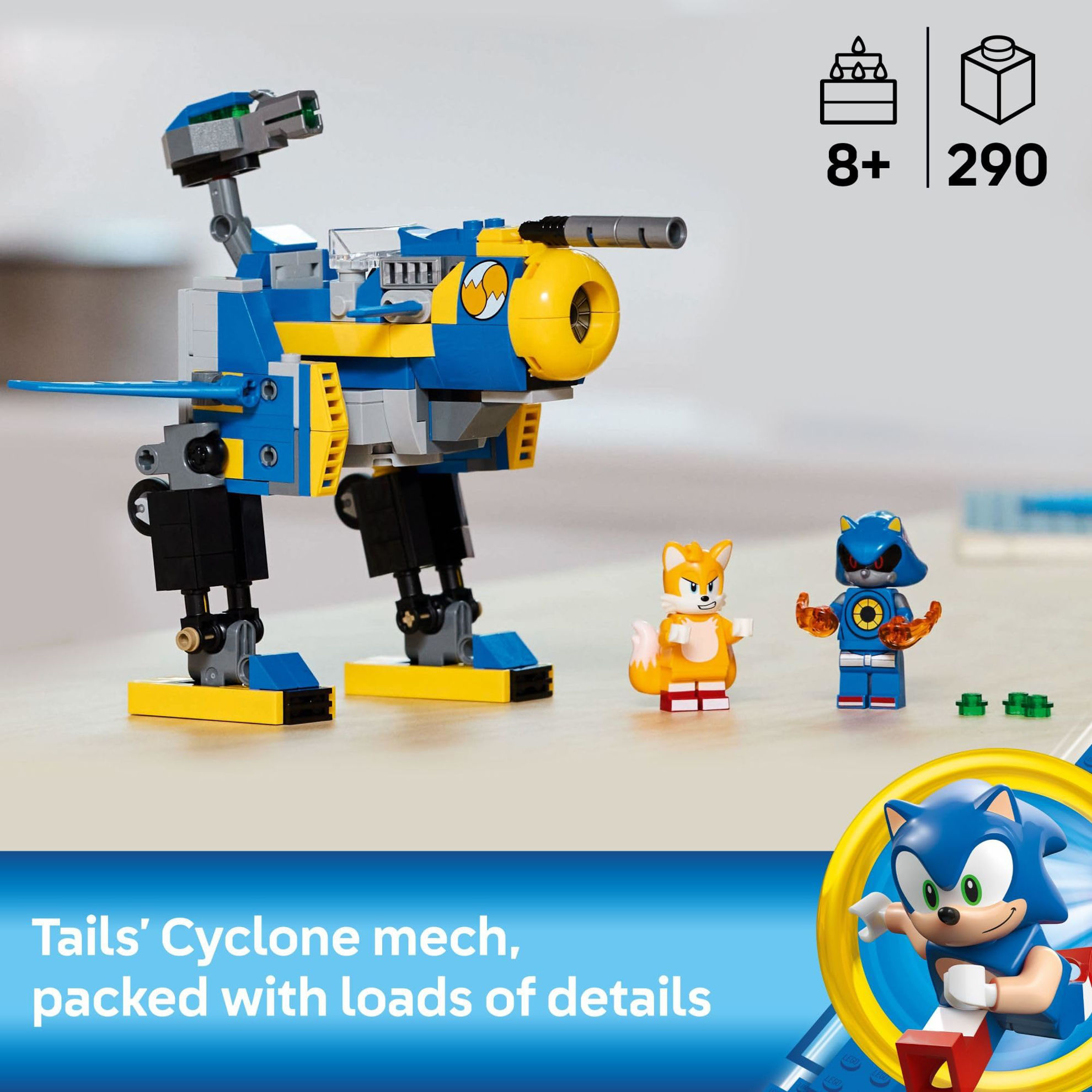 GetUSCart- LEGO Sonic The Hedgehog Cyclone vs. Metal Sonic - Building ...