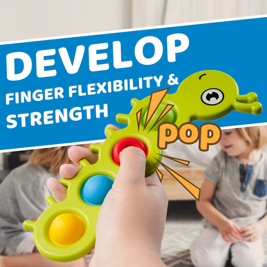 GetUSCart- LiKee Fidget Popper Sensory Baby Toys for 10+ Months ...