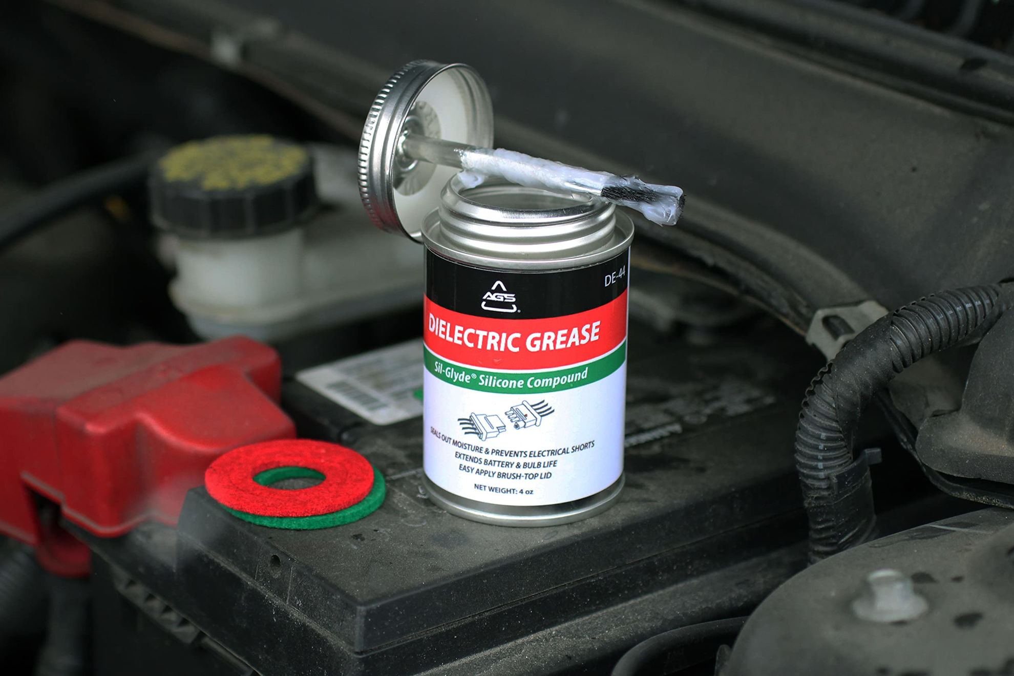 GetUSCart- AGS Automotive Solutions Brush Top Can Dielectric Silicone ...