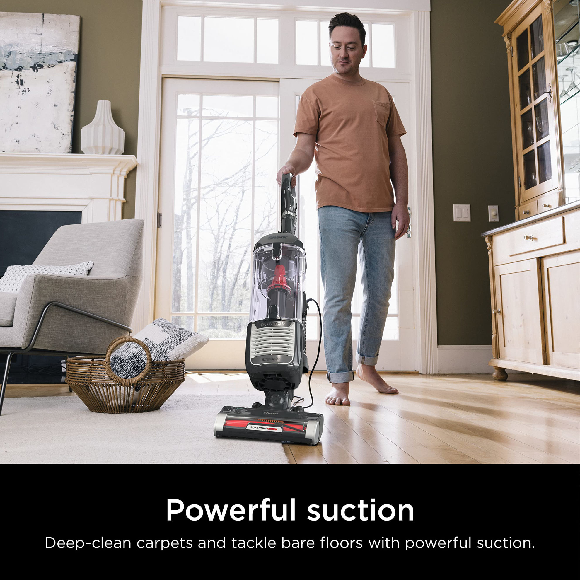 GetUSCart- Shark ZU102 Rotator Pet Upright Vacuum with PowerFins ...
