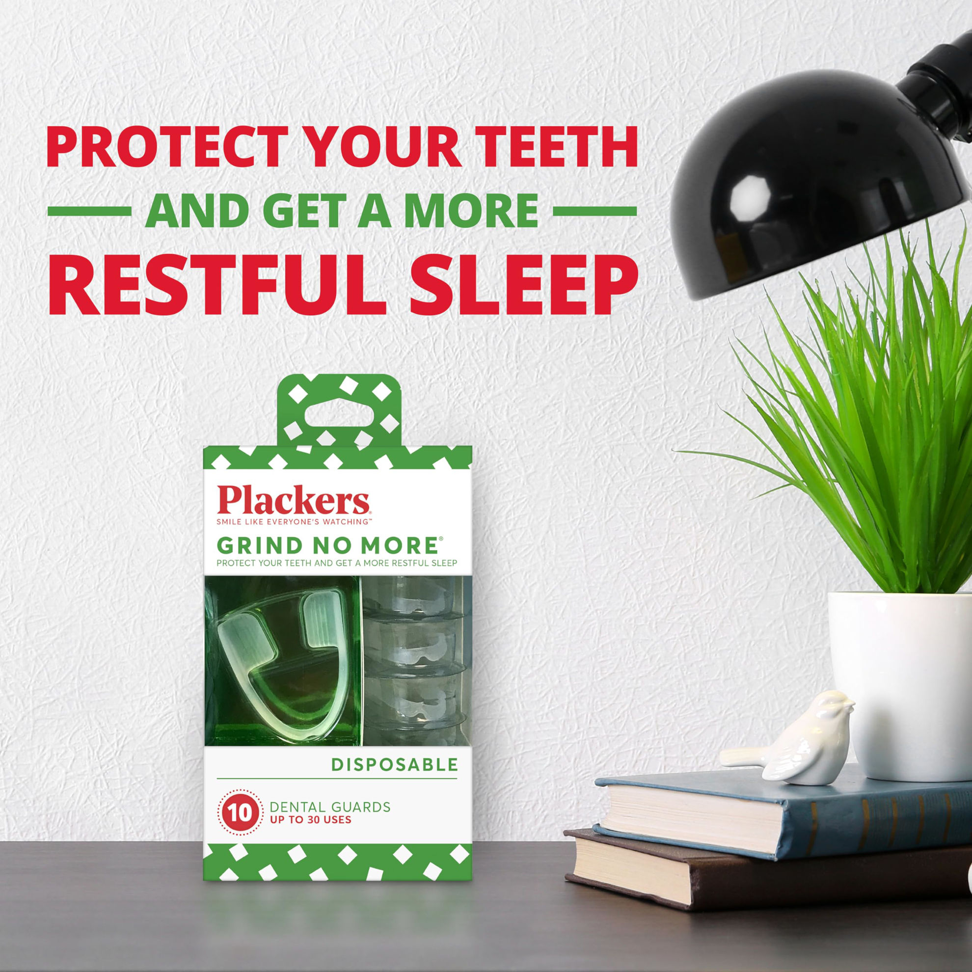 GetUSCart- Plackers Grind No More Night Guard, Nighttime Protection for ...