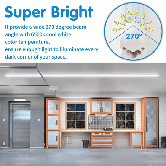 GetUSCart- AQIQUUT Led Shop Lights,Led Shop Lights 4FT 50W 6500K 7000LM ...