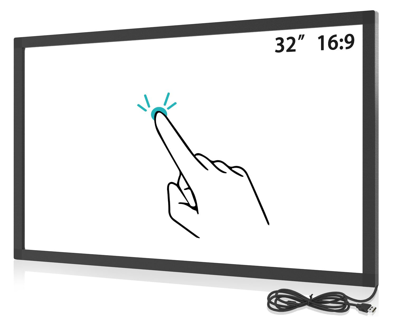 GetUSCart- Senisway 32 Inch Multi 10 Points IR Touch Screen Overlay ...